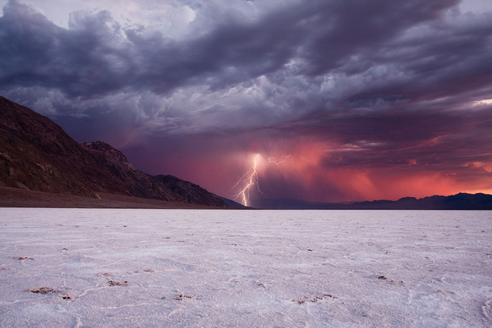 Storm in the Death Valley, California, USA photo on Sunsurfer